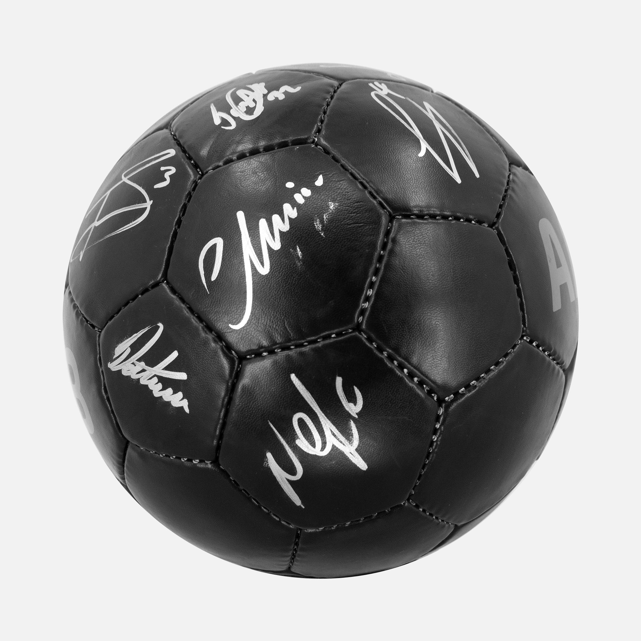 Squad Signed Bournemouth Ball Shadow Football Black [16 Autographs] New
