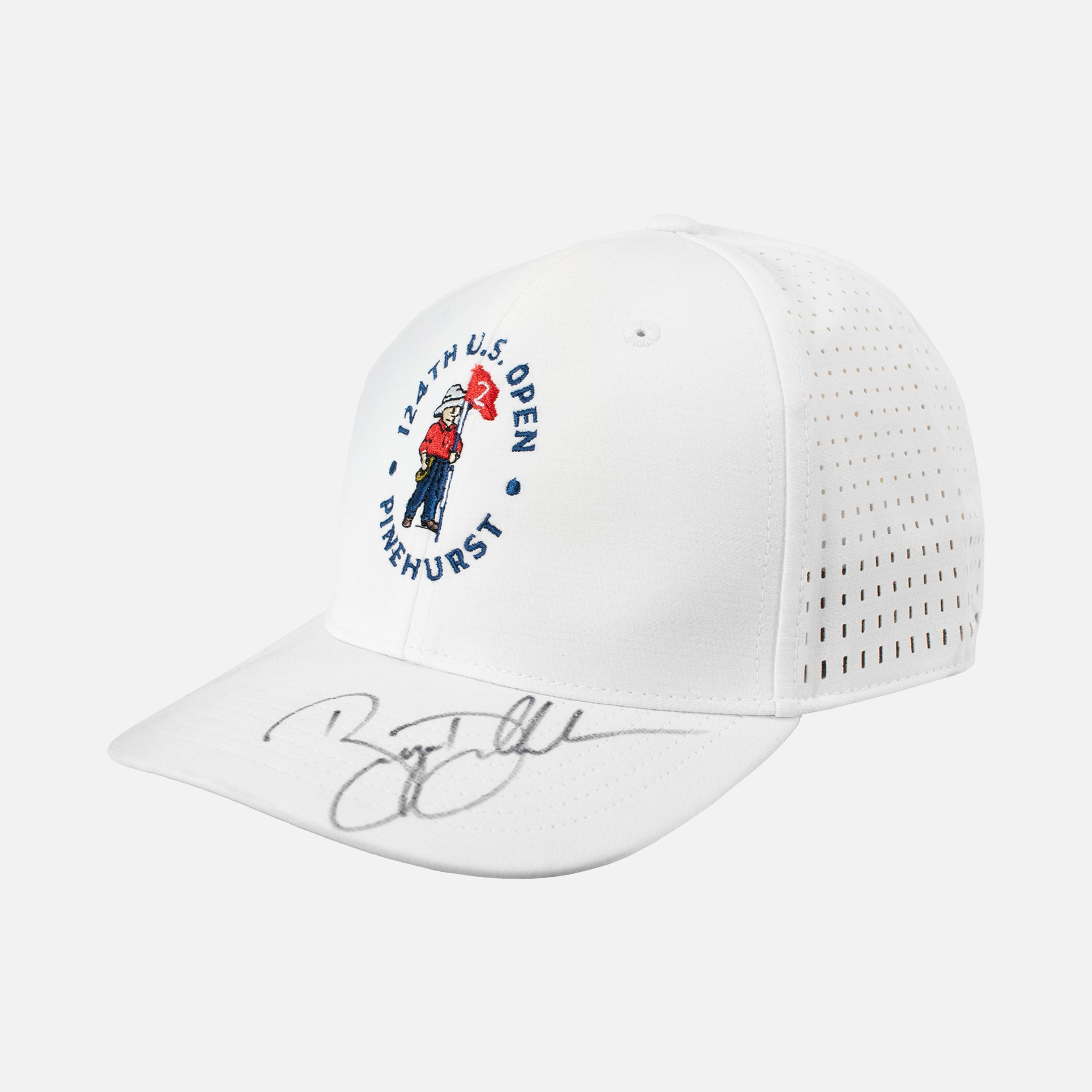 Bryson DeChambeau Signed US Open Hat Winners Cap [White]