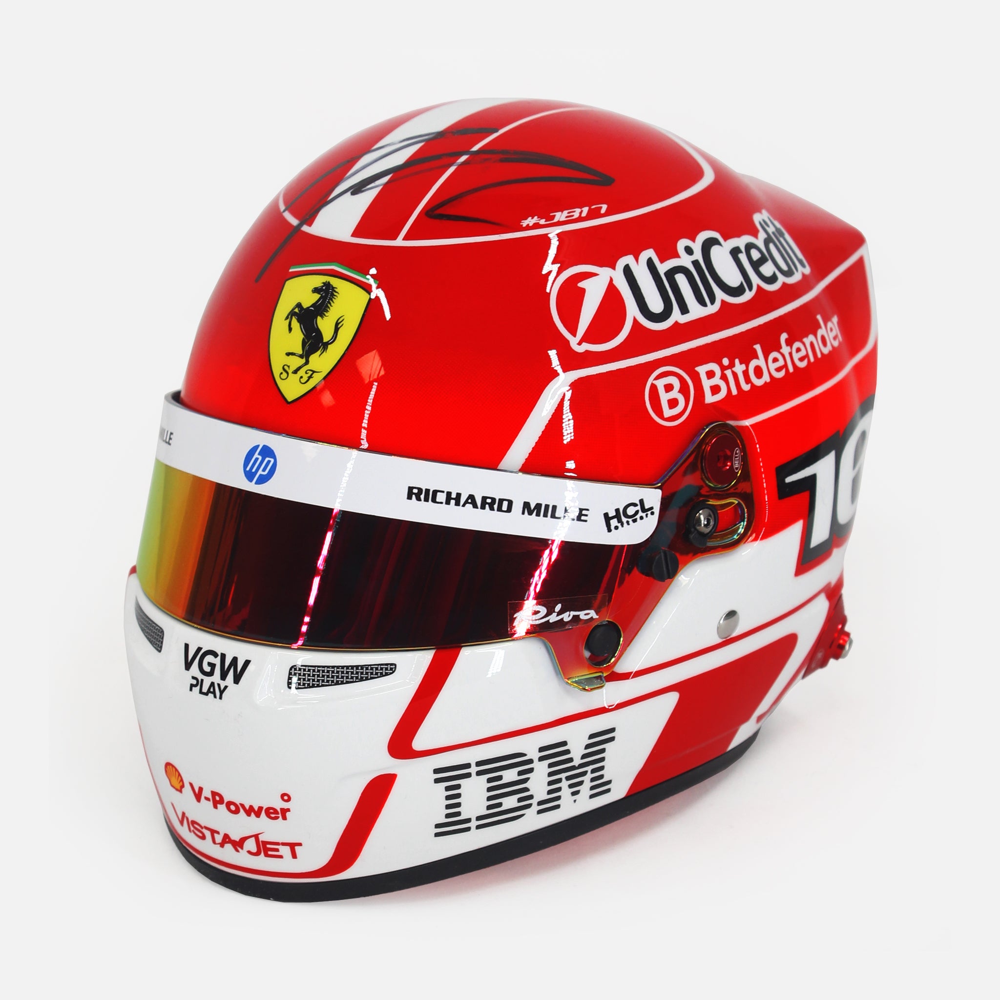 Charles Leclerc Signed Ferrari F1 Helmet | Vault Verified