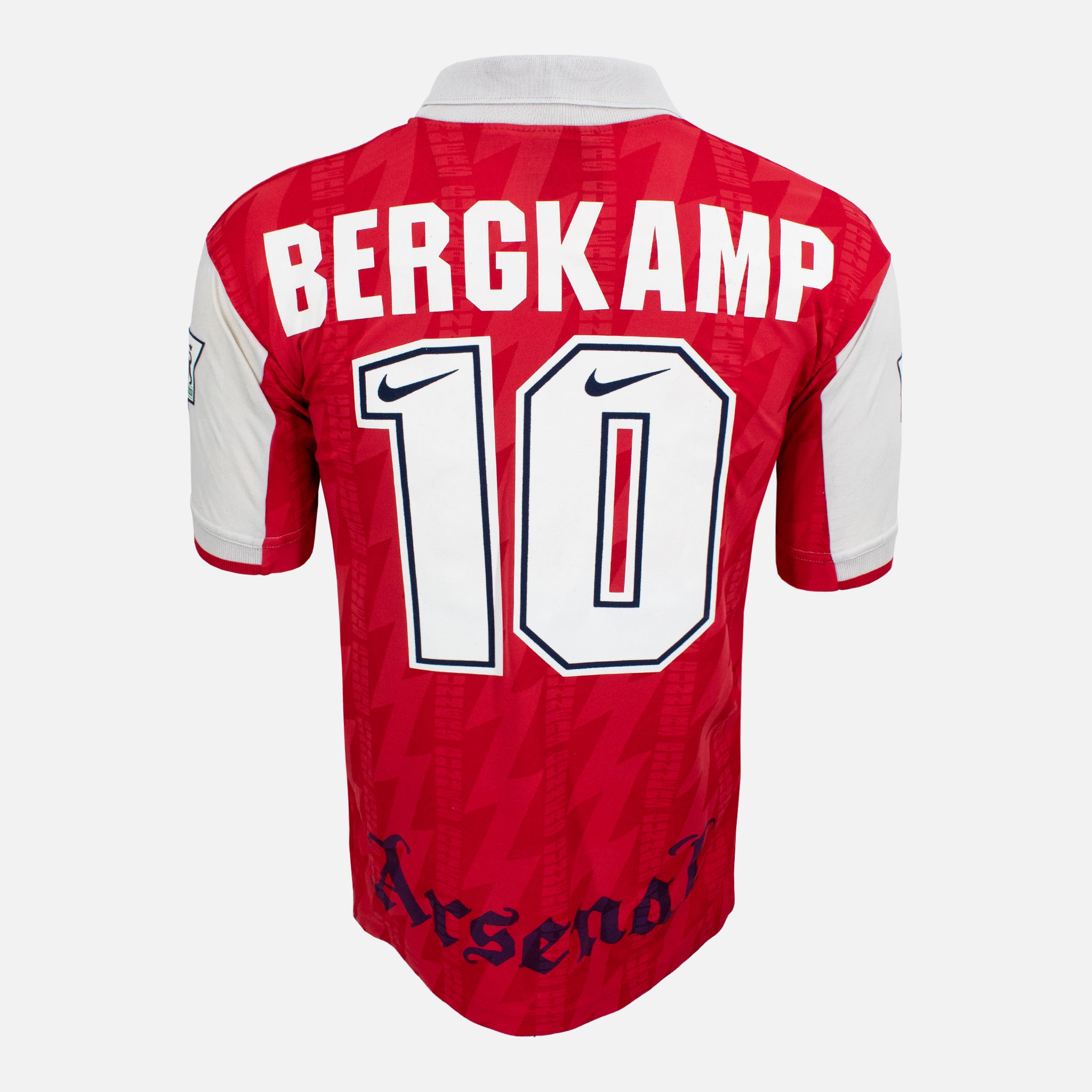 1994-96 Arsenal Home Shirt Bergkamp 10 [Excellent] L