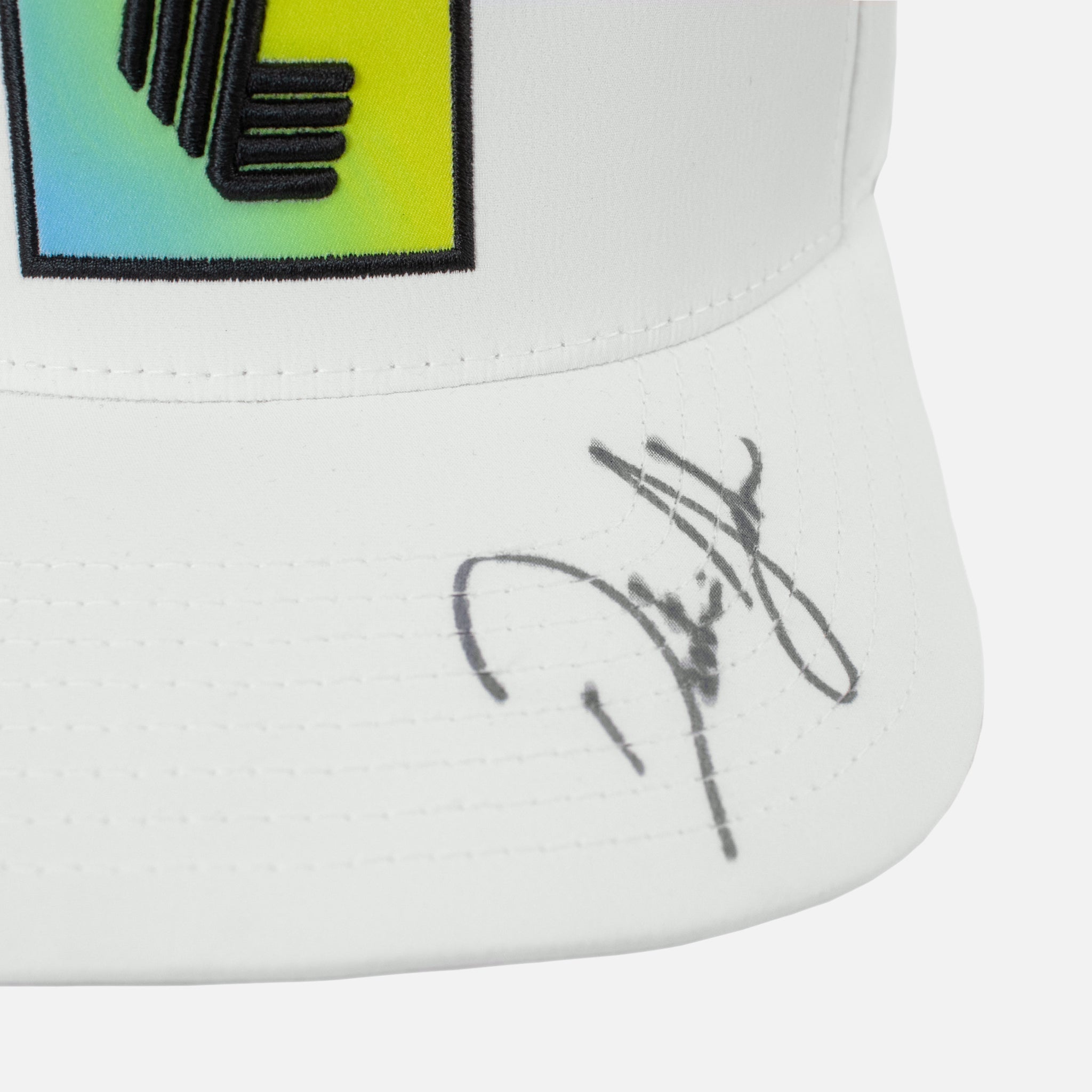 Dustin Johnson Signed LIV Golf Hat Cap [White] | The Vault