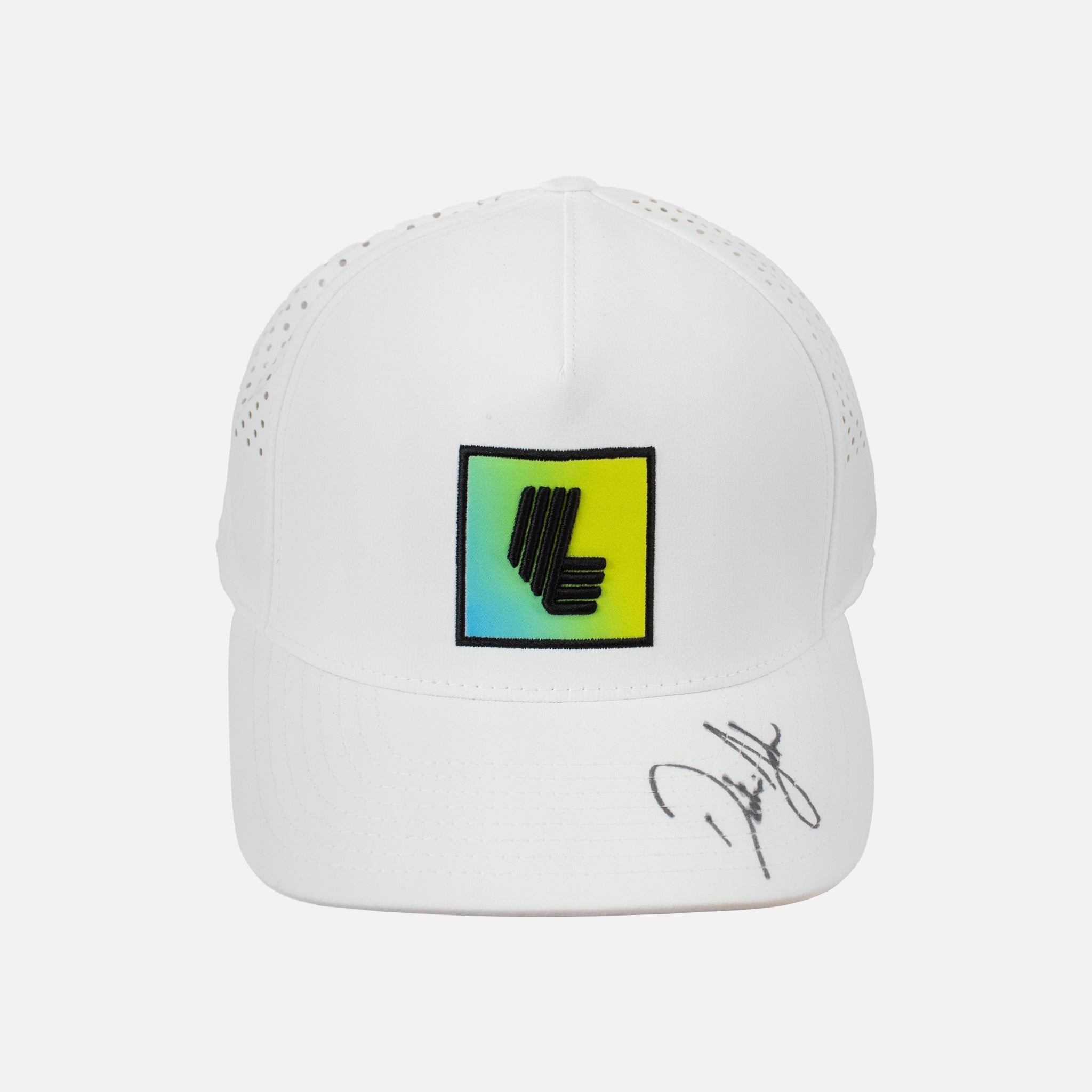 Dustin Johnson Signed LIV Golf Hat Cap [White] | The Vault