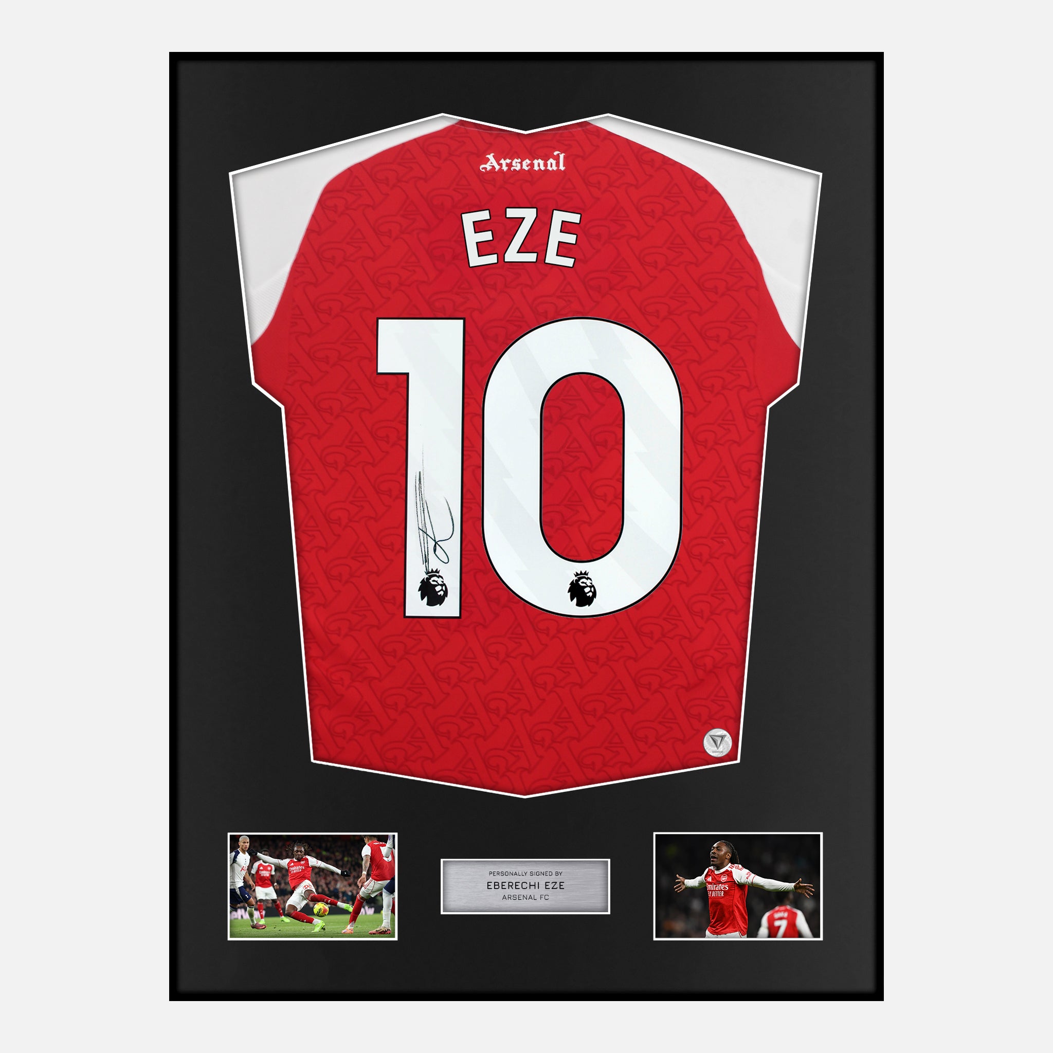 Framed Eberechi Eze Signed Arsenal Shirt | Classic