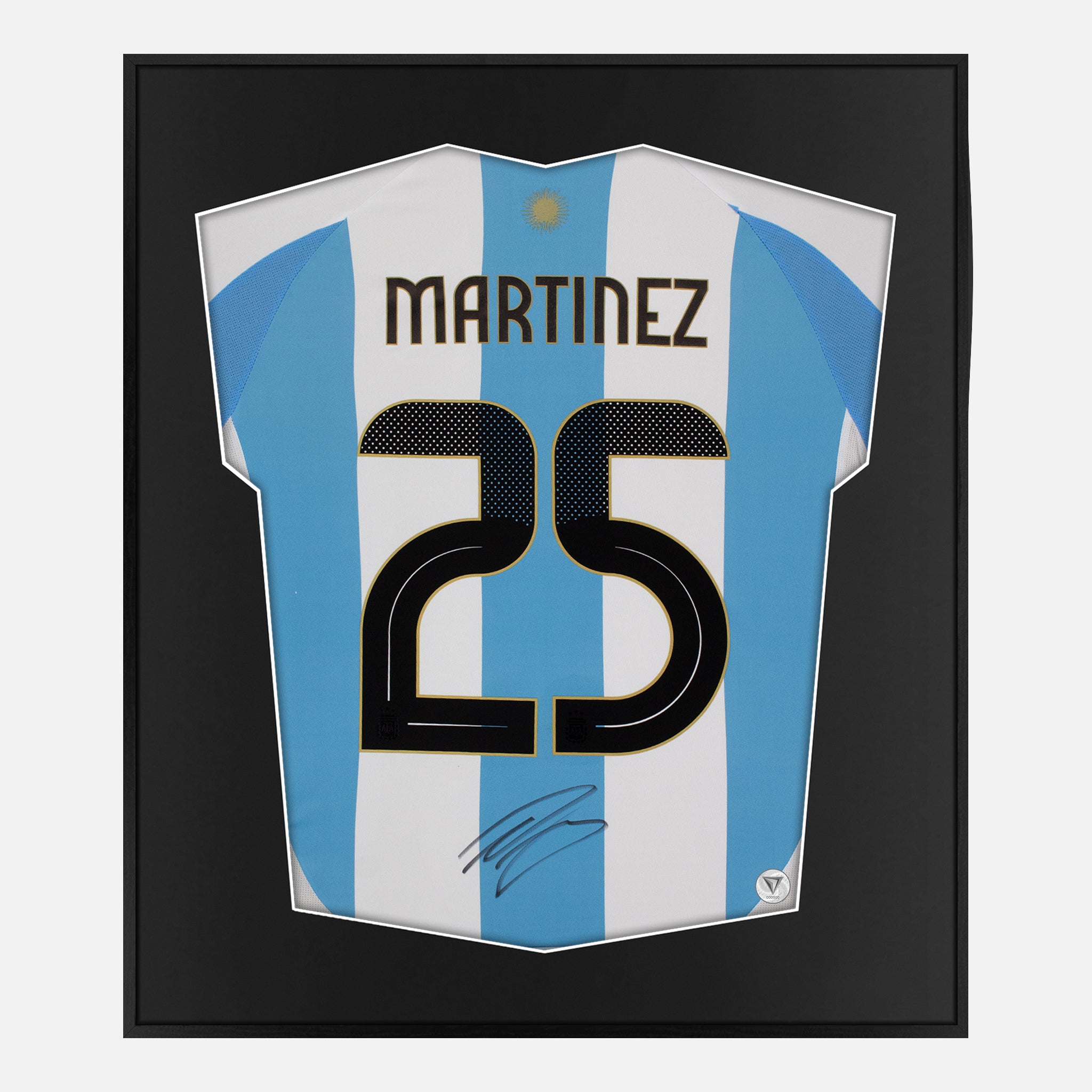 Framed Lisandro Martinez Signed Argentina Shirt | Lite