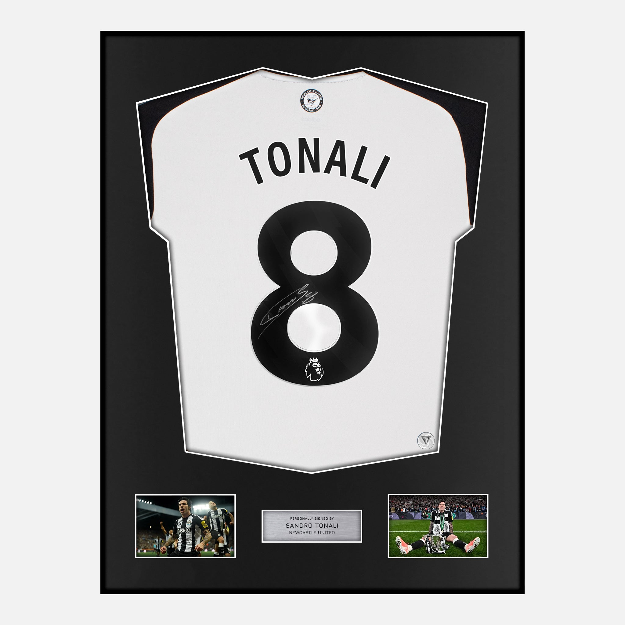 Framed Sandro Tonali Signed Newcastle United Shirt | Classic