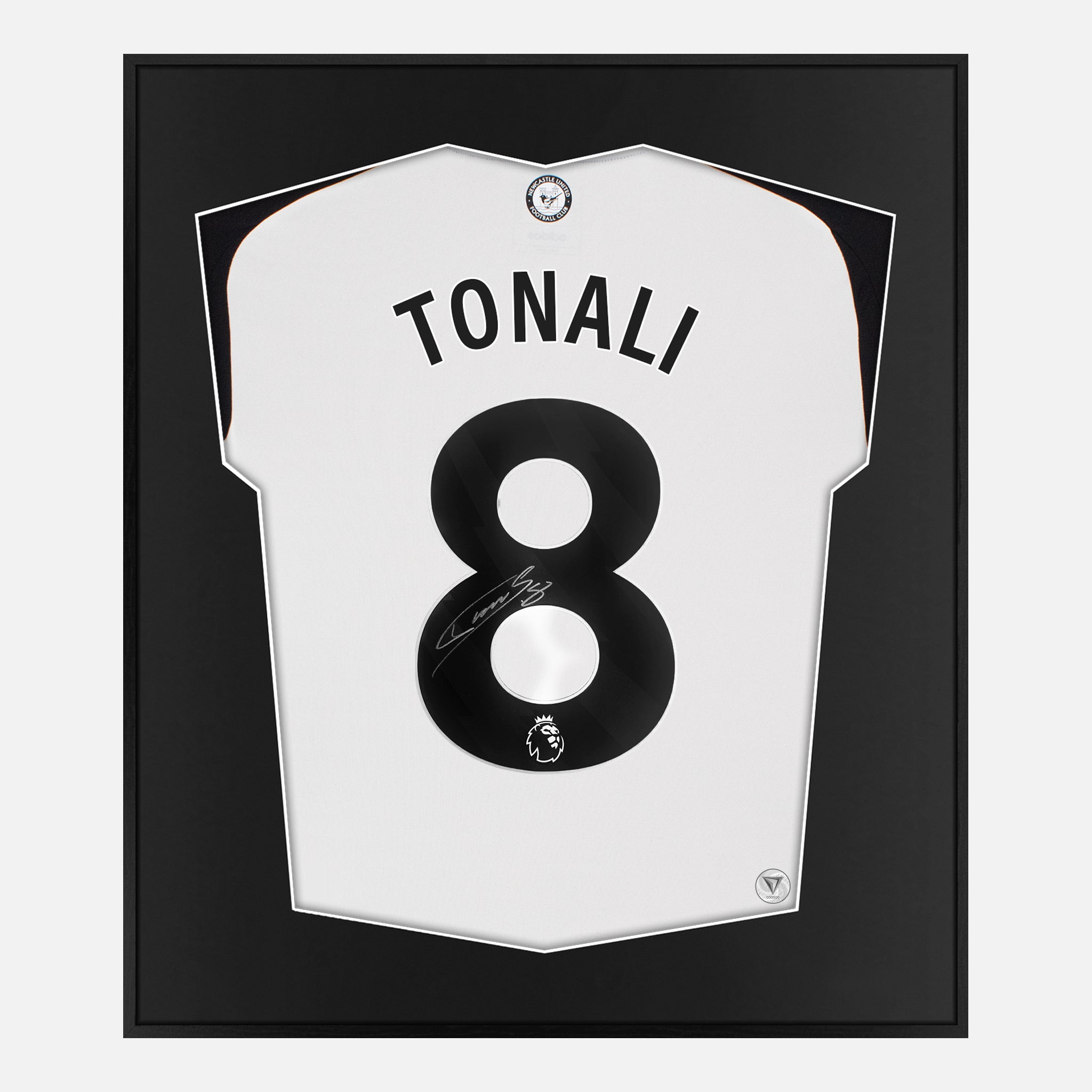 Framed Sandro Tonali Signed Newcastle United Shirt | Lite