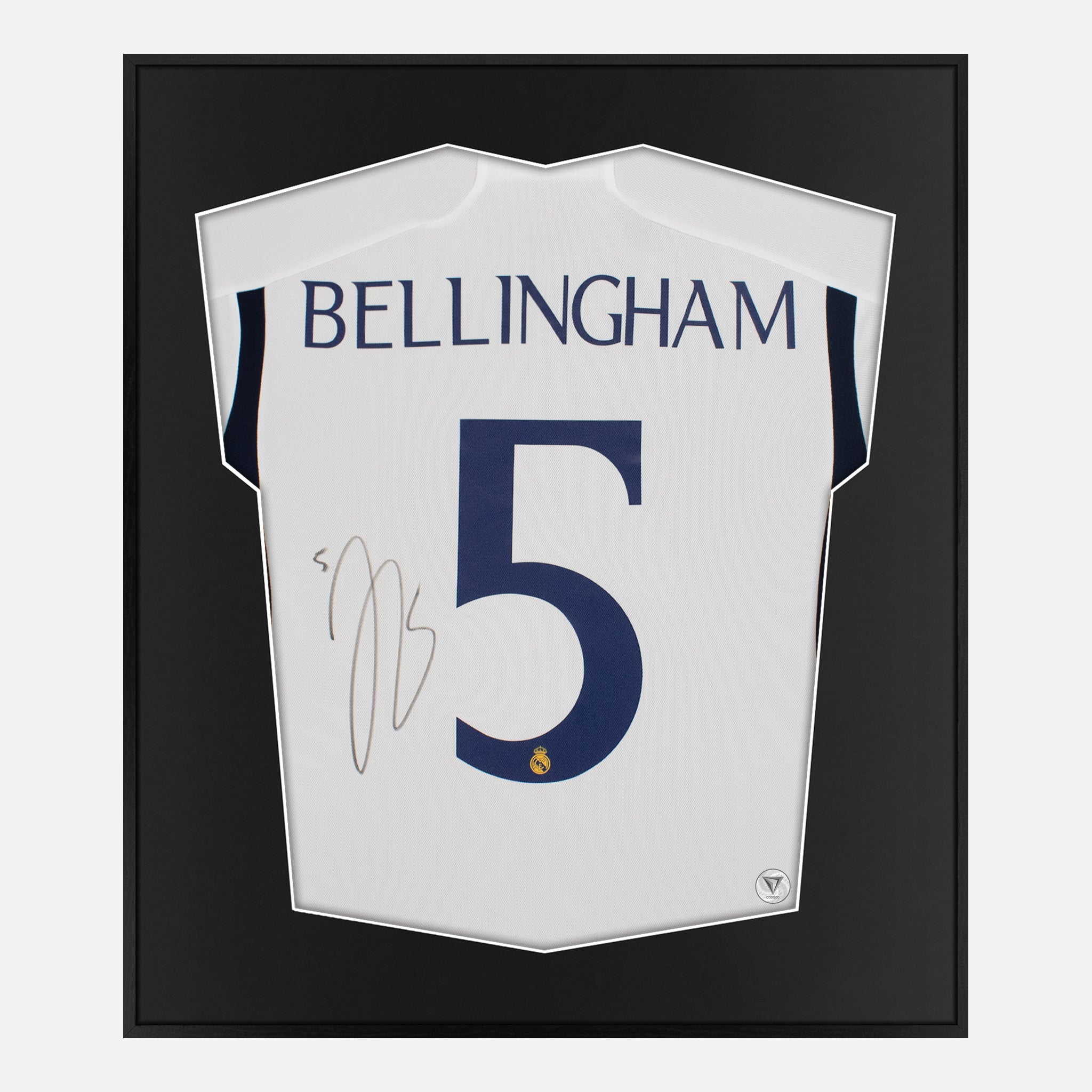 Framed Jude Bellingham Signed Real Madrid Shirt | Lite