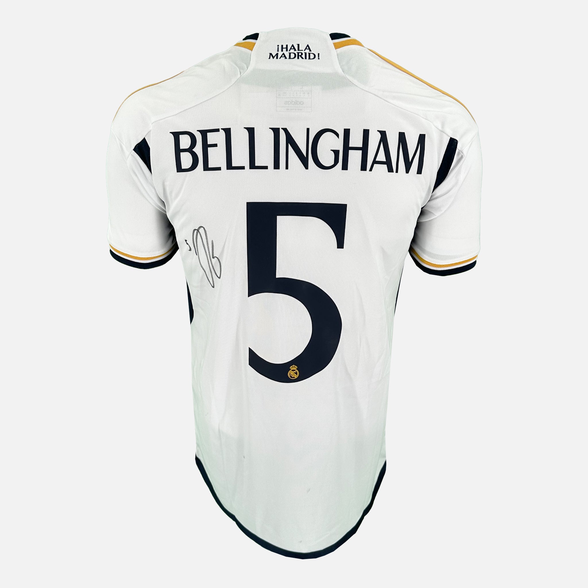 Framed Jude Bellingham Signed Real Madrid Shirt 2023-24 Home [Modern ...