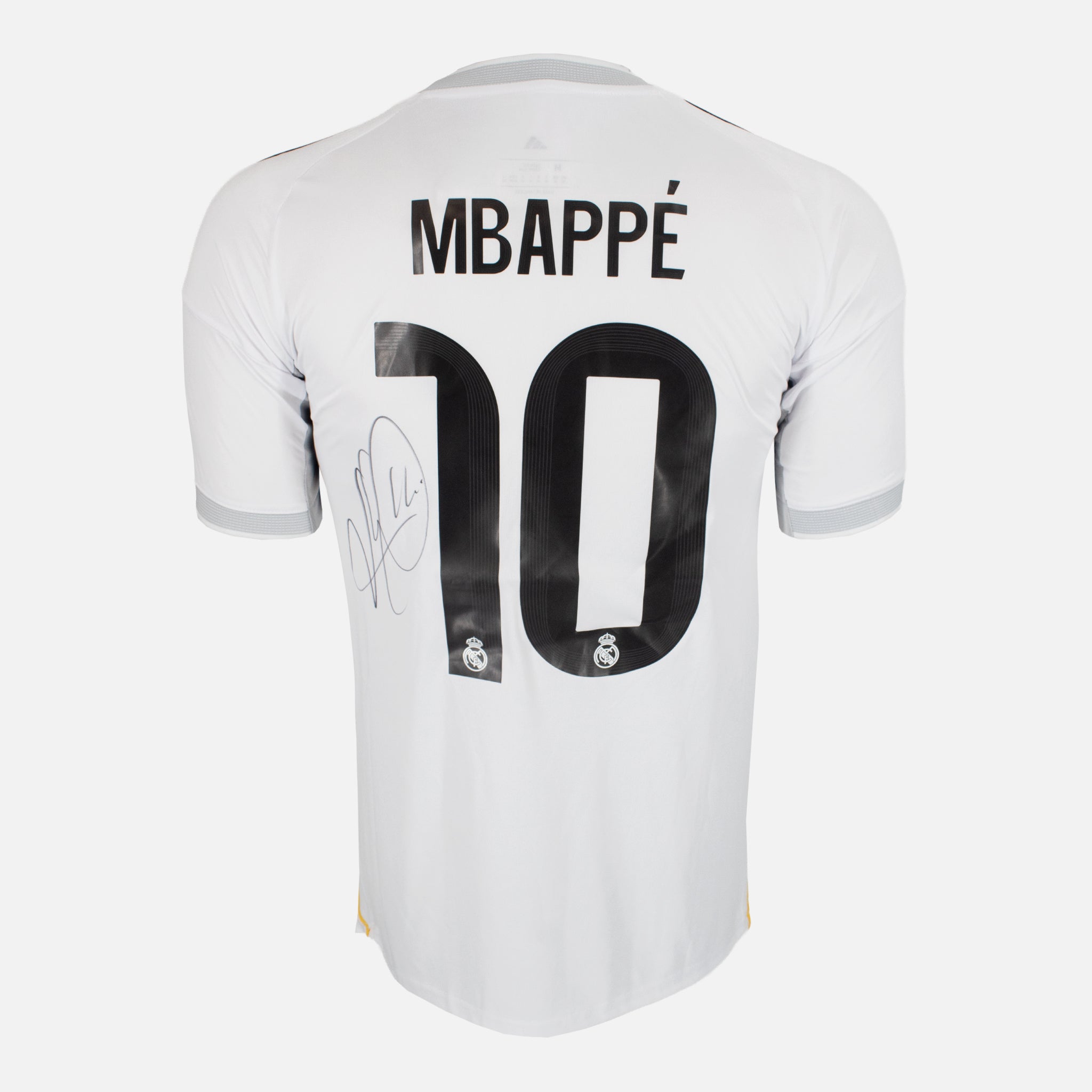 Framed Kylian Mbappe Signed Real Madrid Shirt 2025-26 Home [Classic]