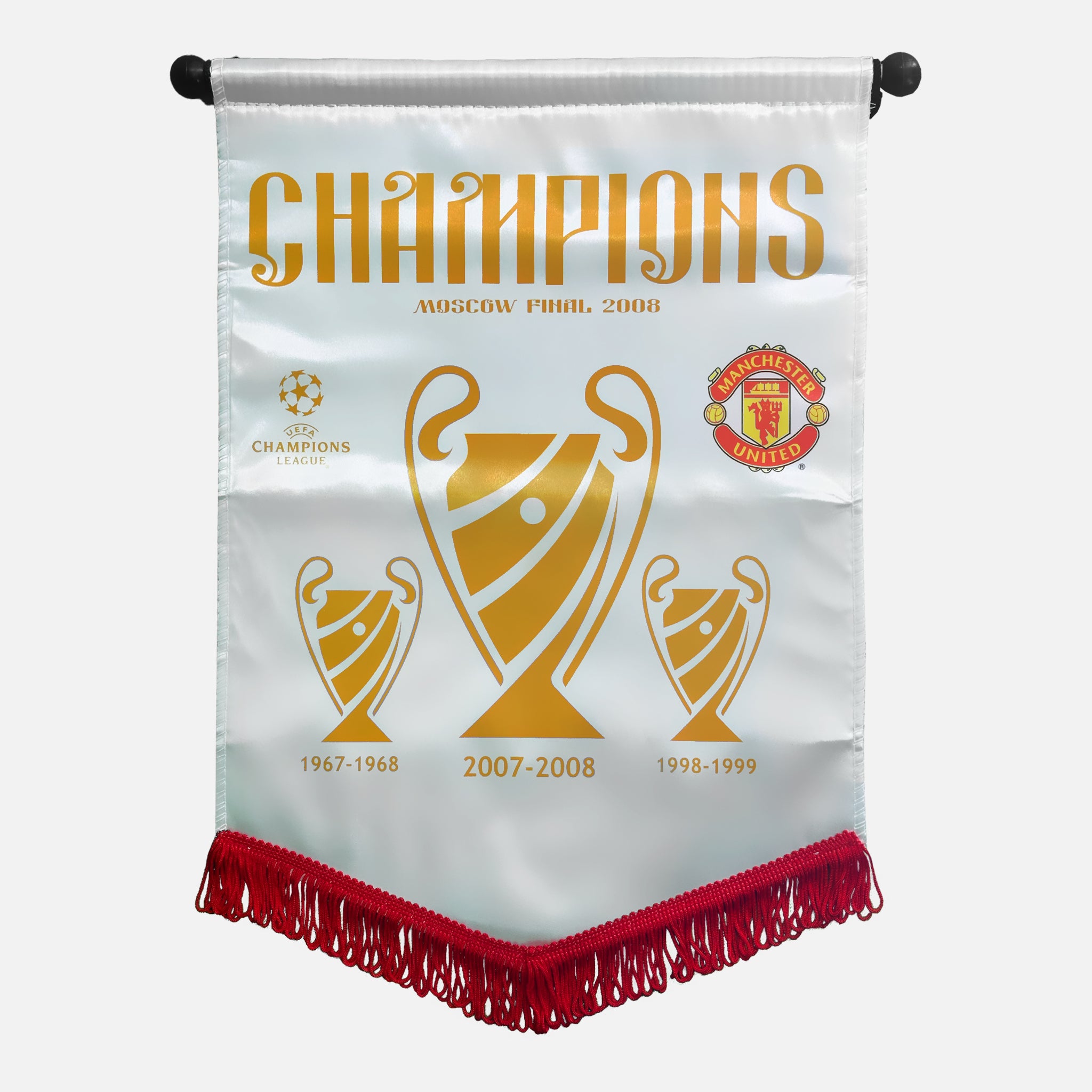 Manchester United Pennant Champions Moscow Final 2008 | The Vault