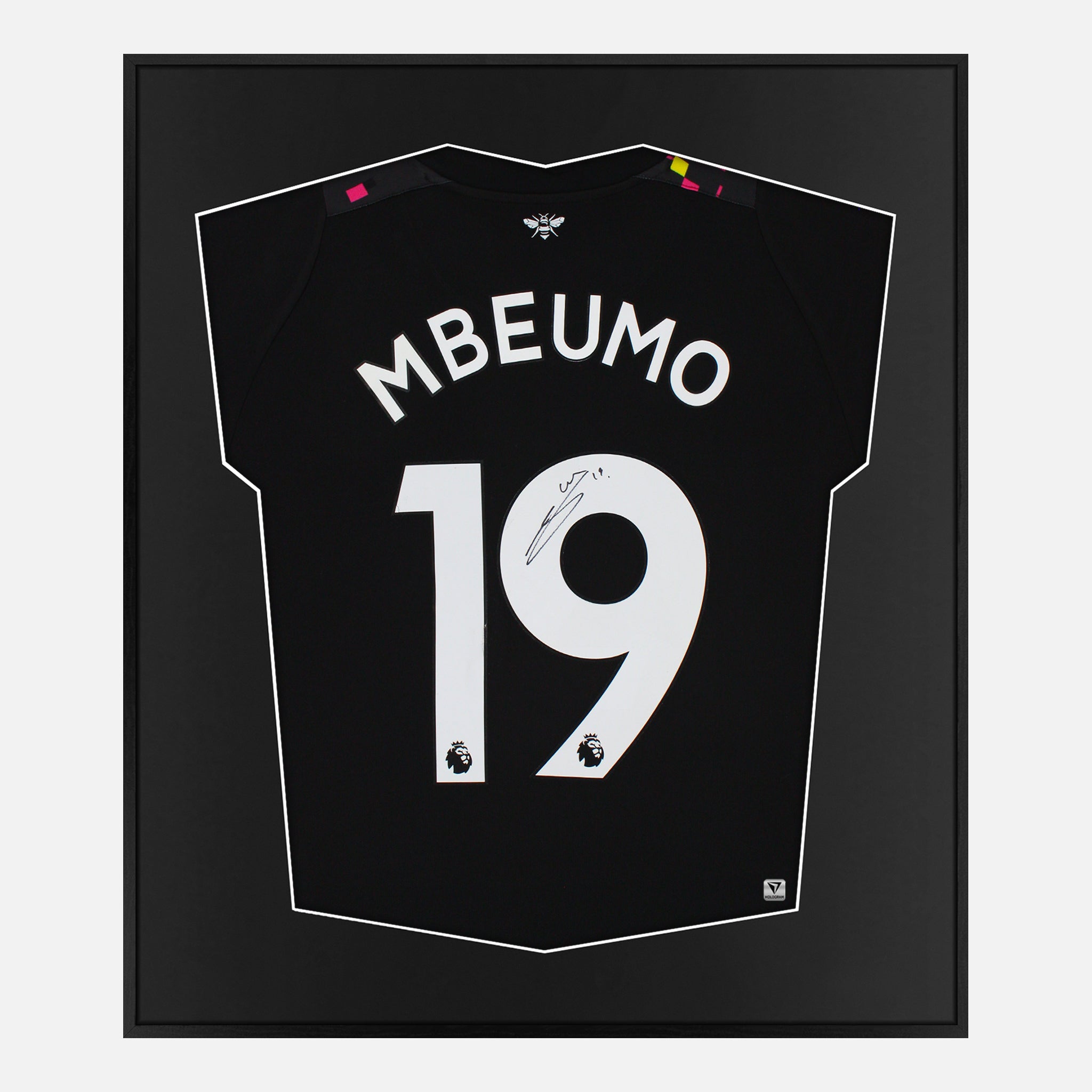 Framed Bryan Mbeumo Signed Brentford Shirt | Lite