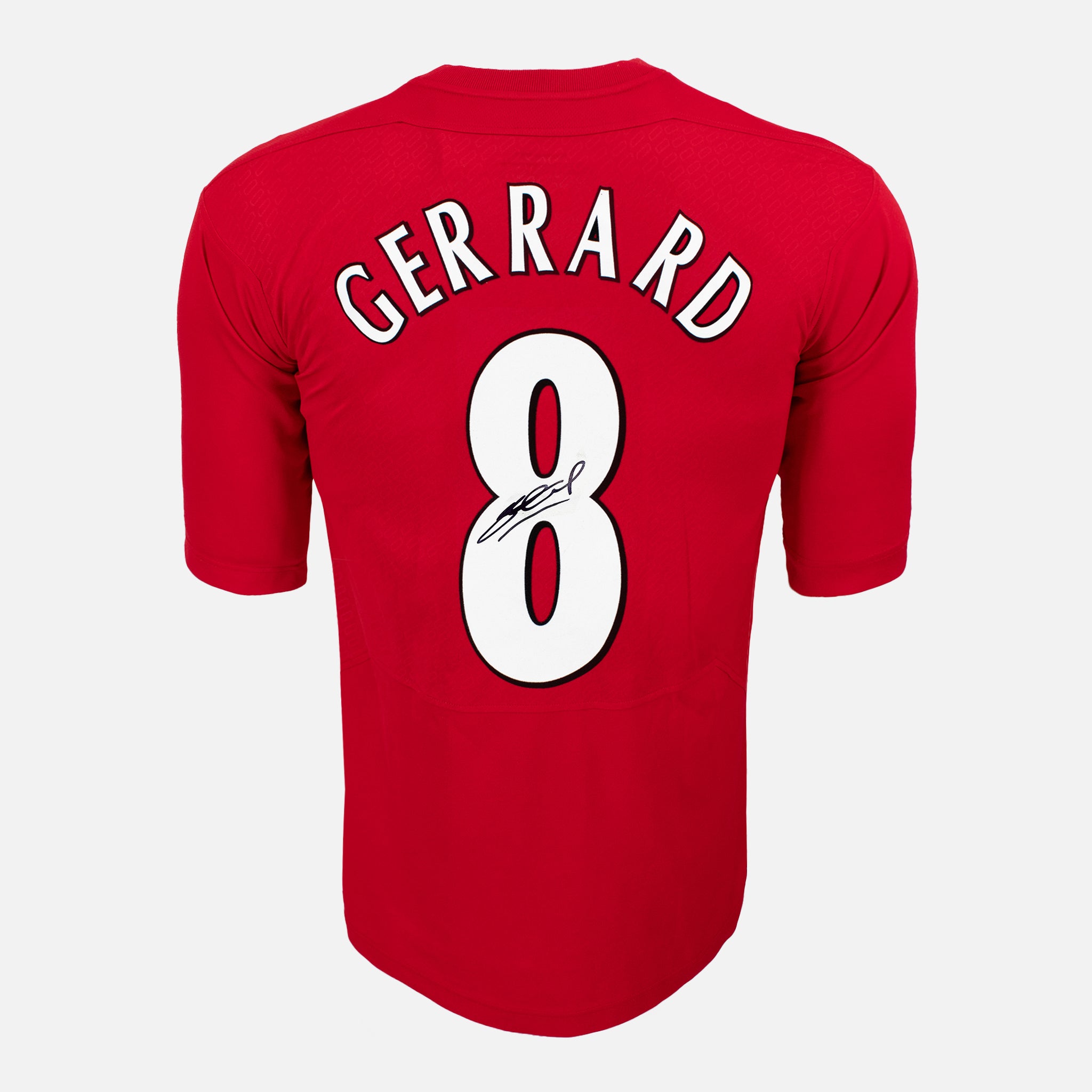 Steven Gerrard Signed Liverpool Shirt 2005 Istanbul Final Home [8]