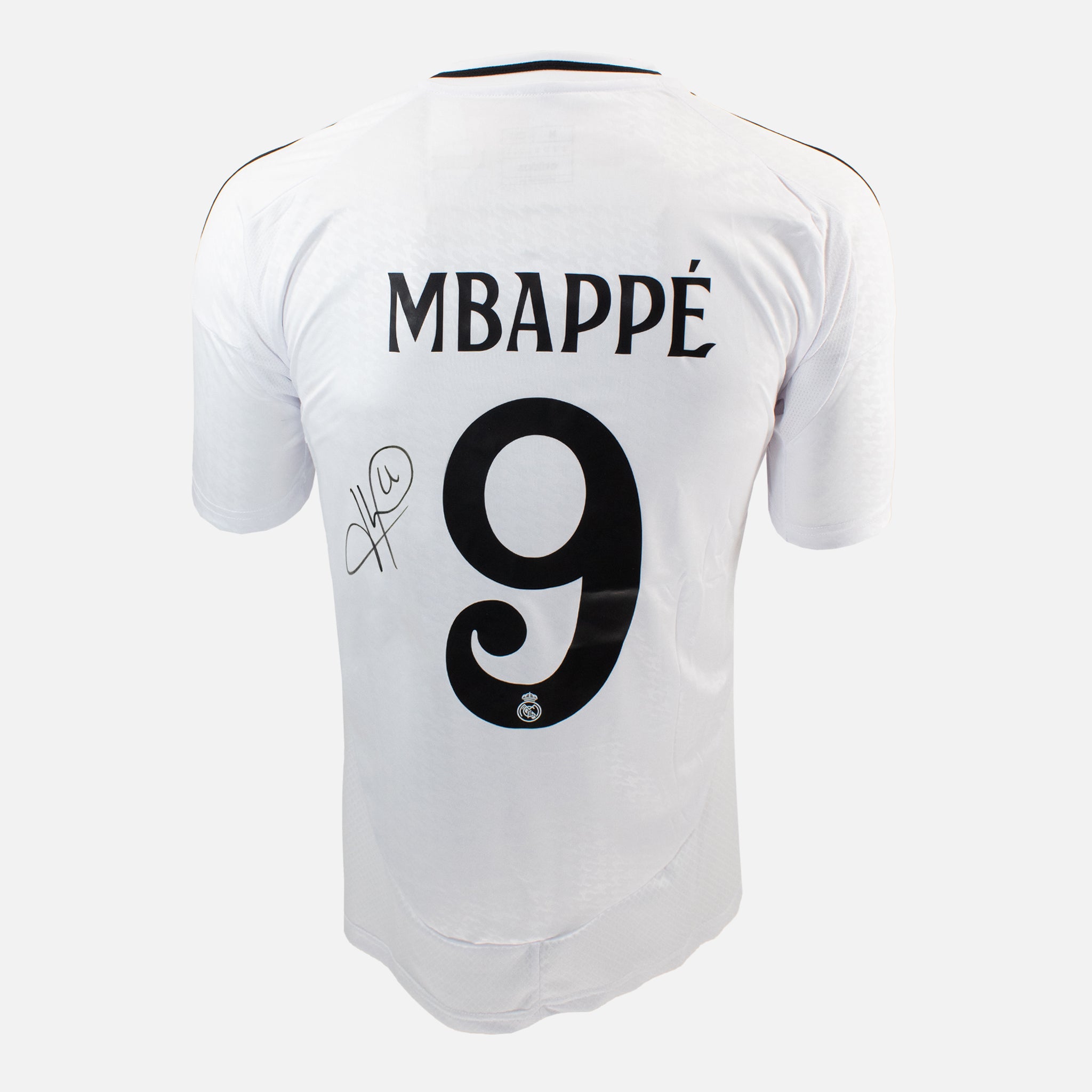 Framed Mbappe Signed Shirt, Real Madrid Home Jersey [Lite]