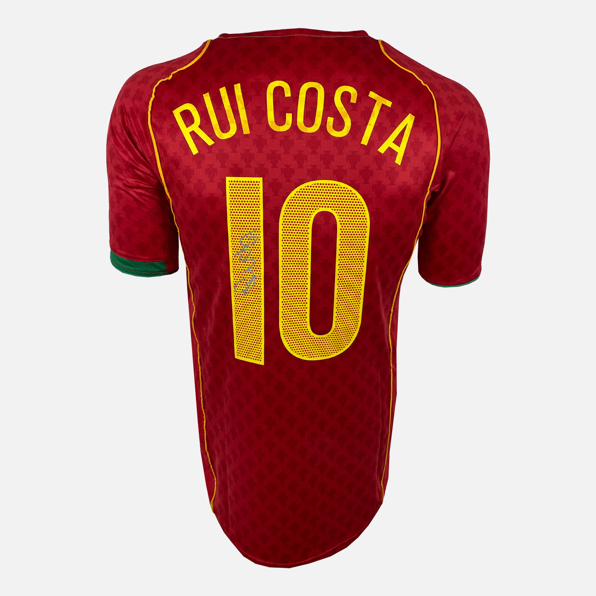 Rui Costa Signed Portugal Shirt Euro 2004 [10]
