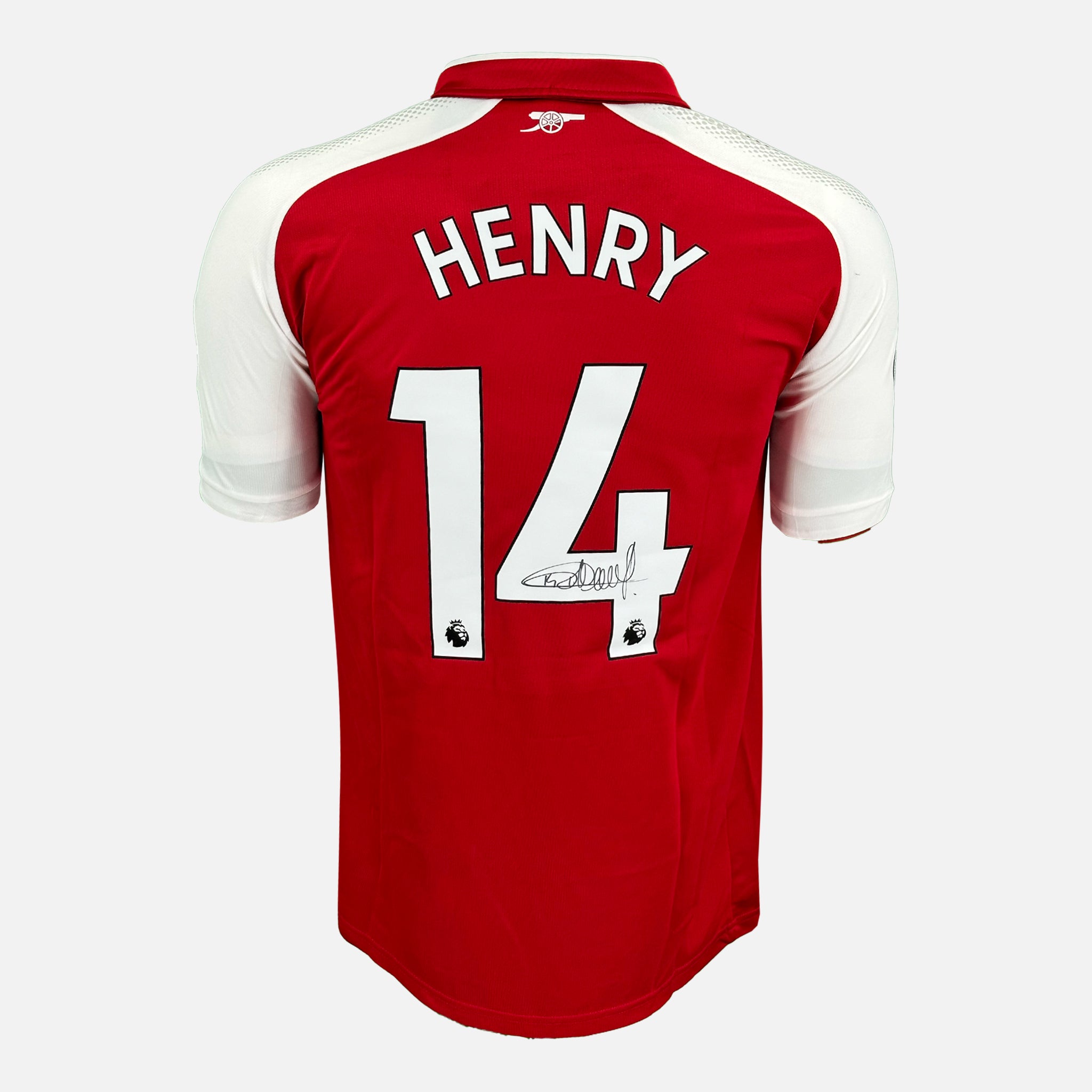 Thierry Henry Signed Arsenal Shirt Home [14] – The Vault
