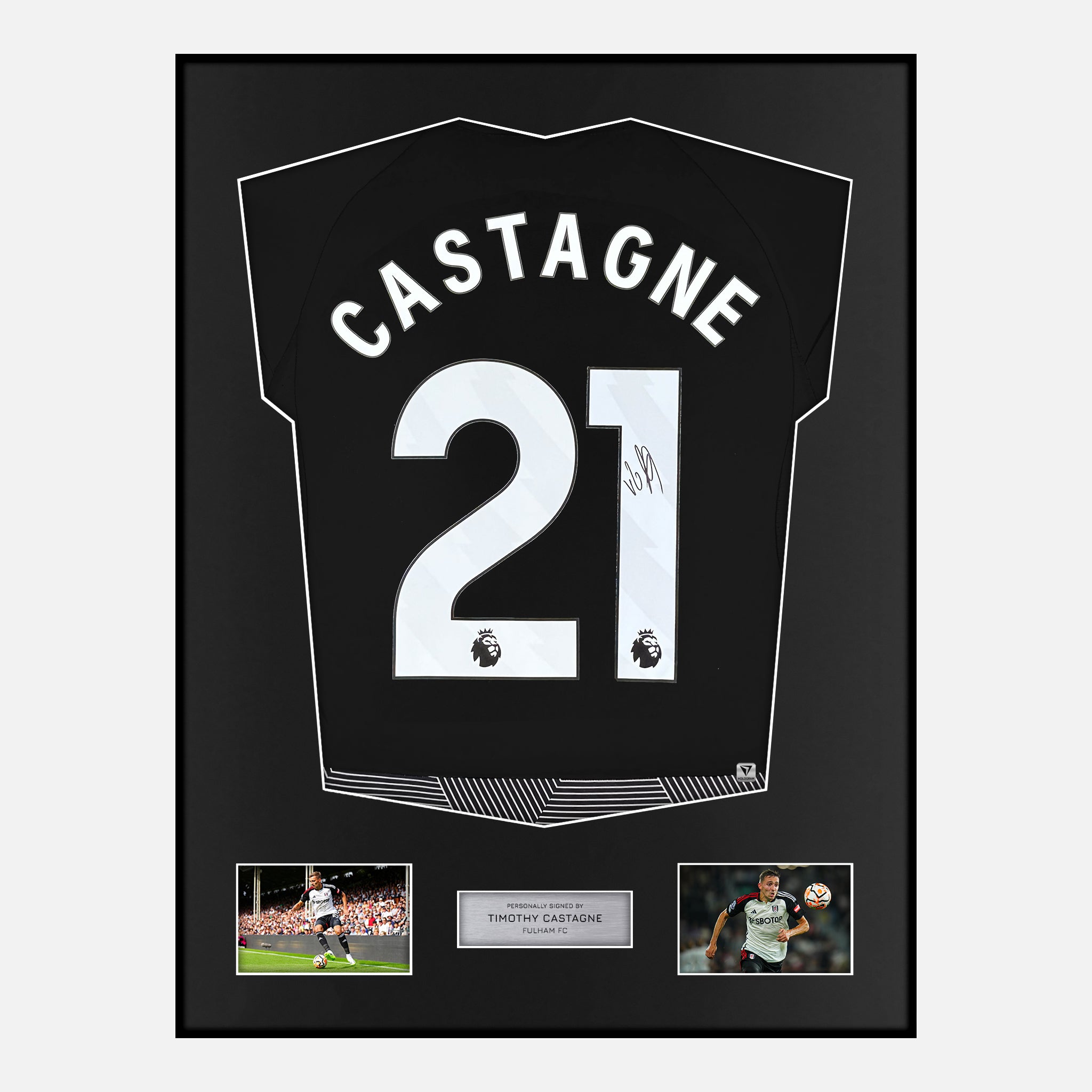 Framed Timothy Castagne Signed Fulham Shirt | Classic