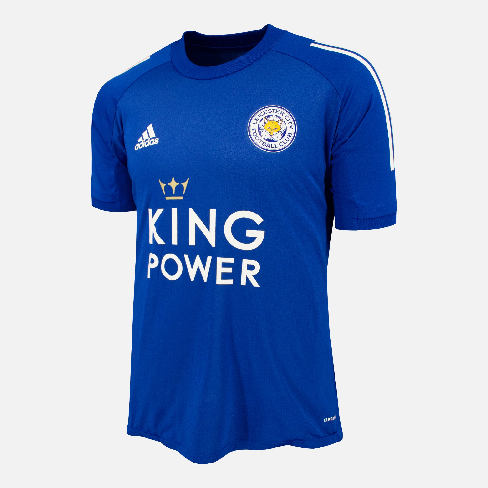 Jamie Vardy Signed Leicester City Shirt Home/Training [9] – The Vault