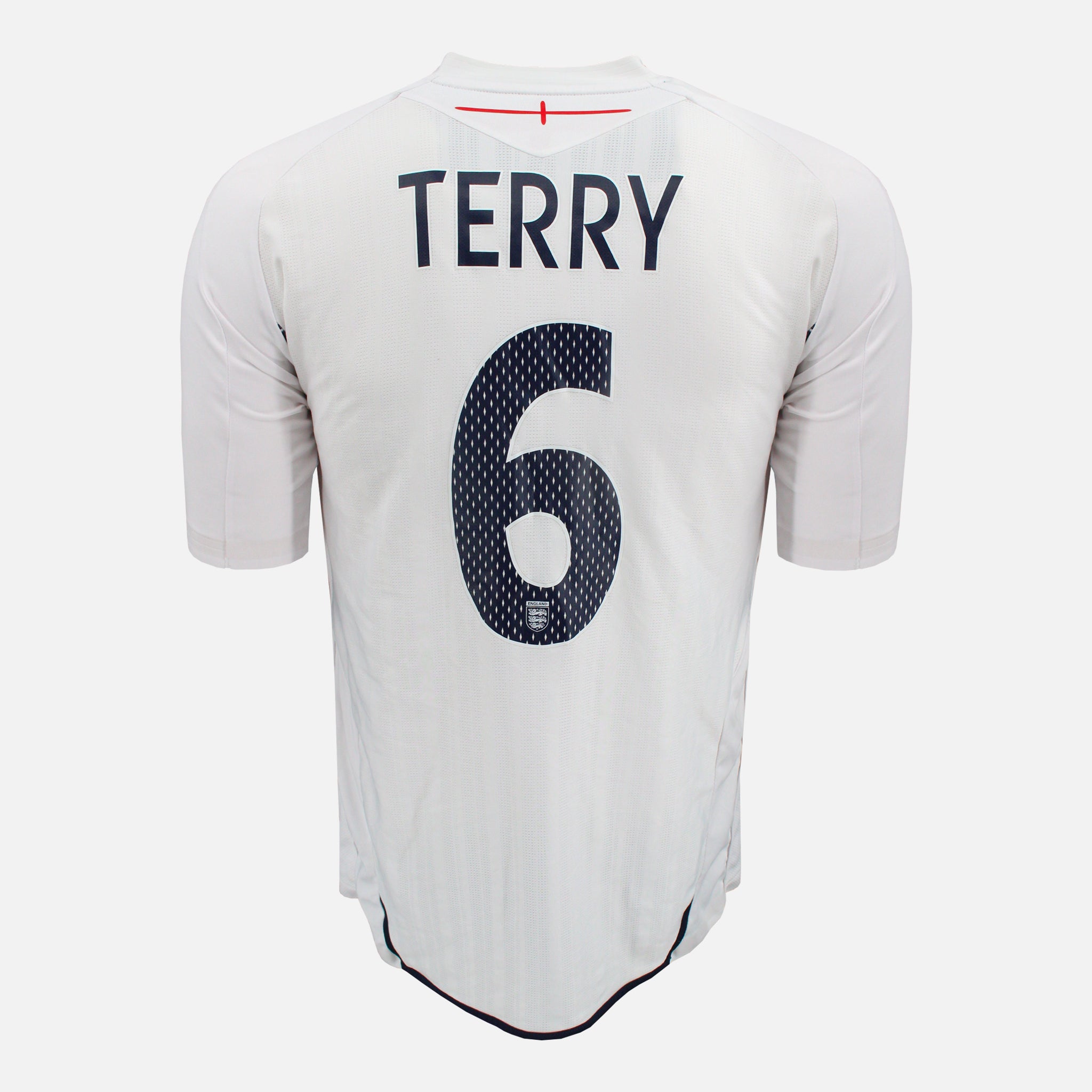 2007-09 England Home Shirt Terry 6 [Excellent] M